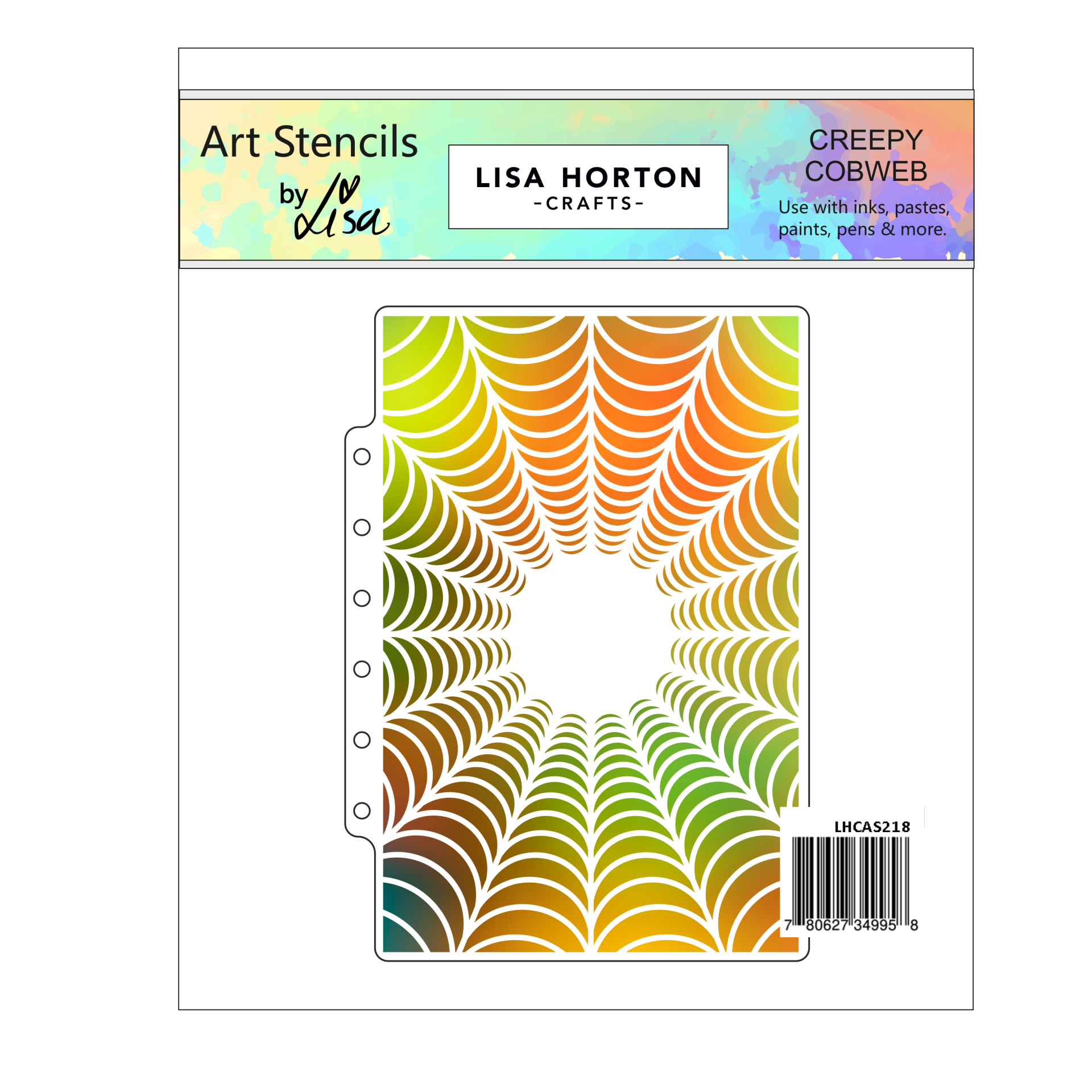 Lisa Horton Crafts Creepy Cobweb Stencil - Lisa Horton Crafts