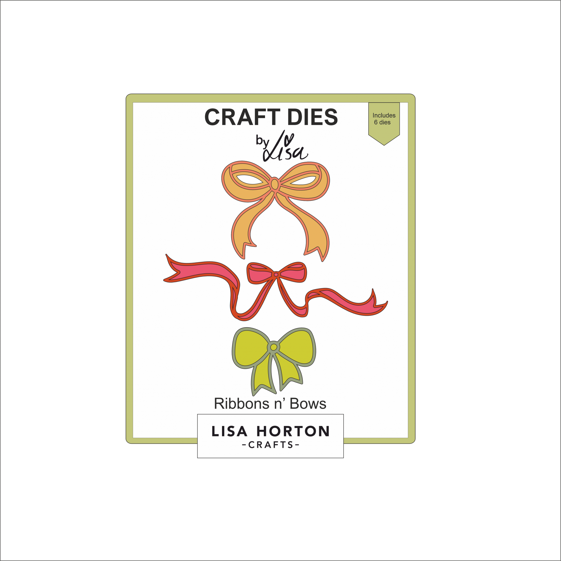 Ribbons and Bows Die Set - Lisa Horton Crafts