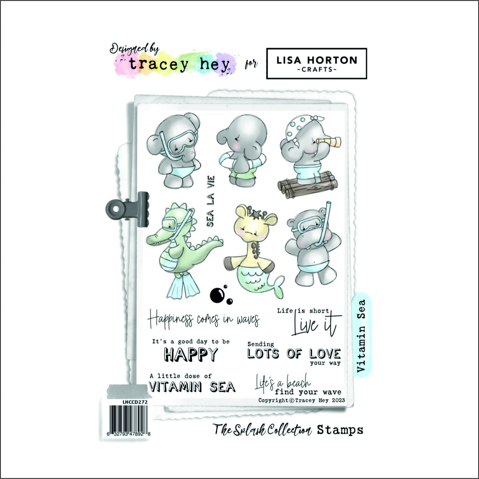 Tracey Hey Stamps & Dies Vitamin Sea - Lisa Horton Crafts