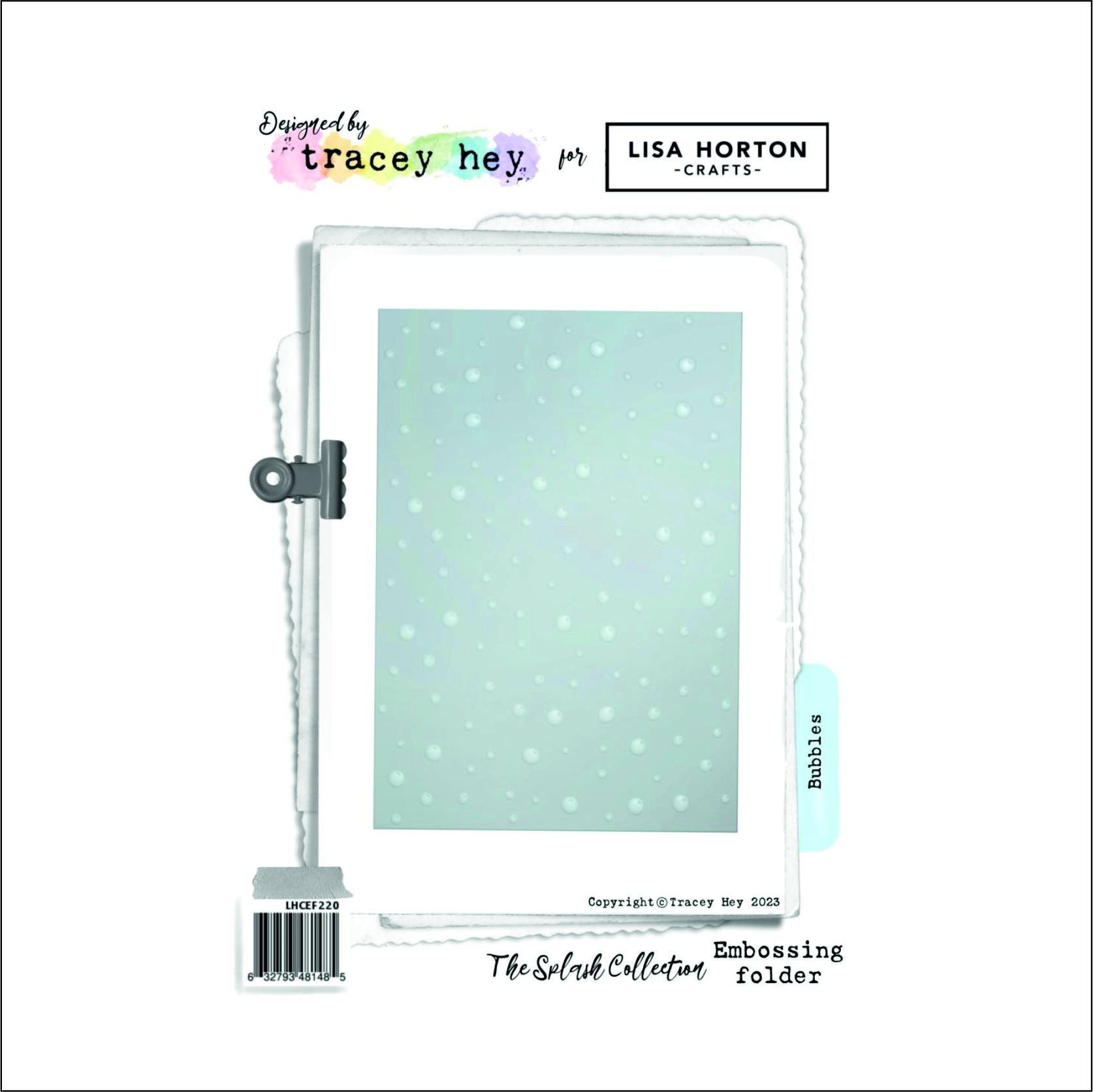 Tracey Hey Bubbles 5x7 Embossing Folder - Lisa Horton Crafts