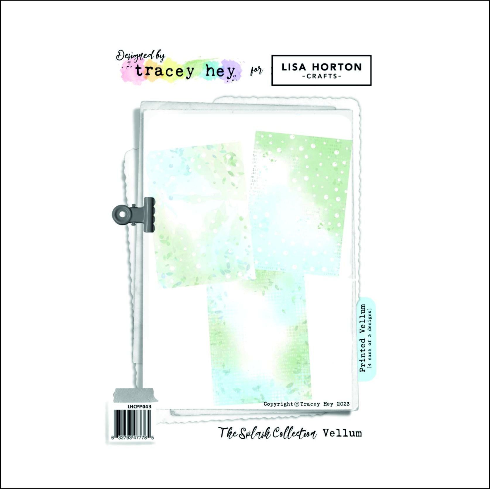 Tracey Hey Bubbles A5 Printed Vellum - Lisa Horton Crafts