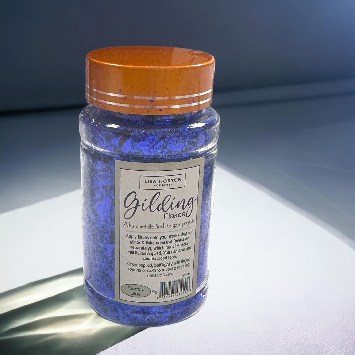 Gilding Flakes - Electric Blue - Lisa Horton Crafts